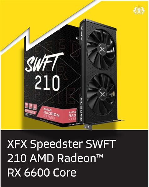 Xfx Speedster Swft 210 Amd Radeon™ Rx 6600 Core Evacktech