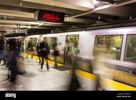 Embarcadero BART Station Stock Photo Alamy