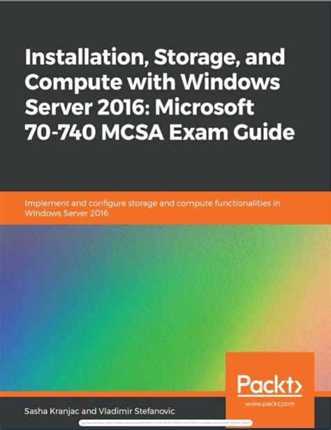 Installation Storage And Compute With Windows Server 2016 Microsoft