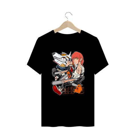 T Shirt Plus Size Camiseta Plus Size Chainsaw Man Estampa Anime R 84 90