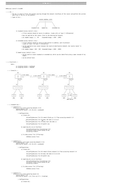 07 ccna access control lists pdf router computing internet