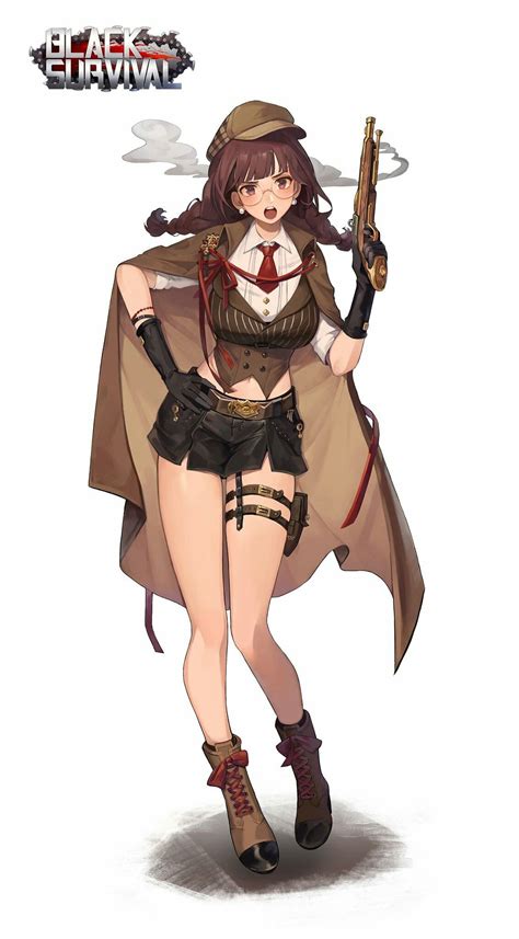 블랙 서바이벌 명탐정 아야 Concept Art Characters Character Outfits Anime