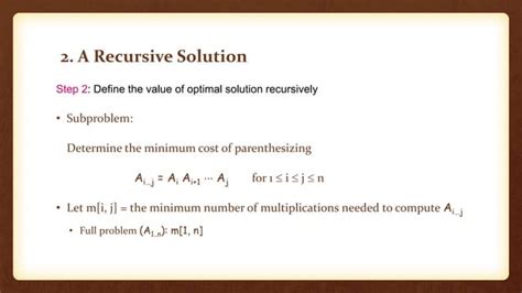Matrix Chain Multiplication In Design Analysis Of Algorithm Pptx