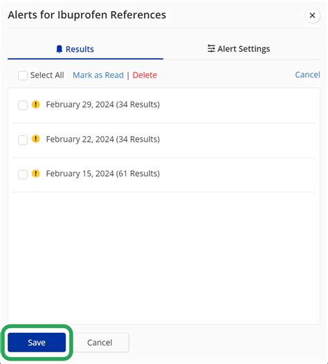 View And Manage Alert Results CAS Product Help