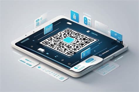 Qr Code Concept Illustration Premium Ai Generated Image