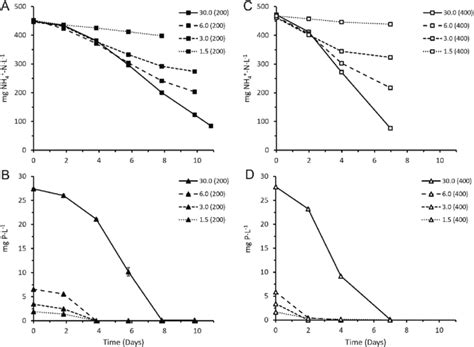 Nitrogen And Phosphorus Concentrations In The Medium During Cultivation