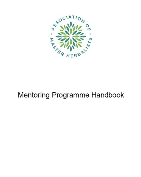 Mentoring Programme The Association Of Master Herbalists