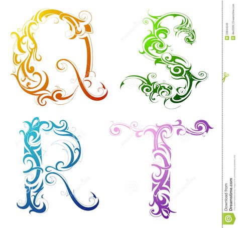 6 Font Decorative Initials Images Letter S Font Styles Letter M Font