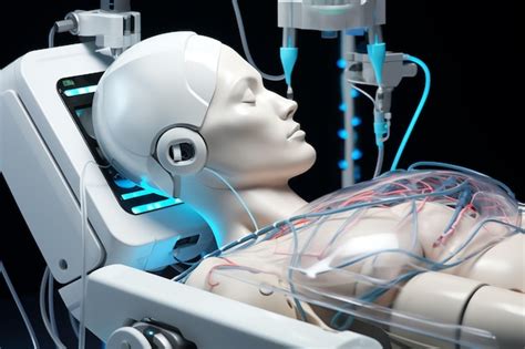 Premium Ai Image A Robot In A Medical Device