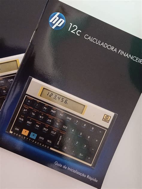 Manual Calculadora Financeira Hp C Livro Hp C Nunca Usado Enjoei