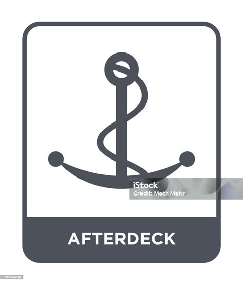 흰색 배경에 Afterdeck 아이콘 벡터 Afterdeck 유행 가득 항해 컬렉션에서 아이콘 기체 물리 구조에 대한 스톡 벡터 아트 및 기타 이미지 Istock