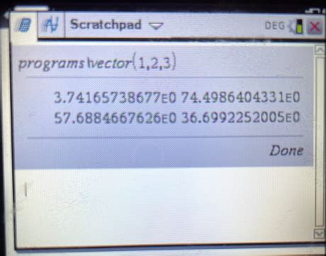 How To Write A Simple TI Nspire CX Vector Magnitude And Angles Program