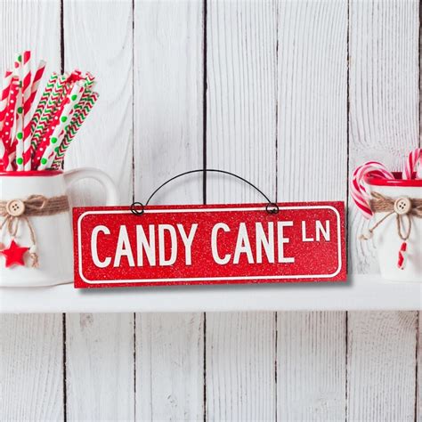 Candy Cane Lane Decor Etsy