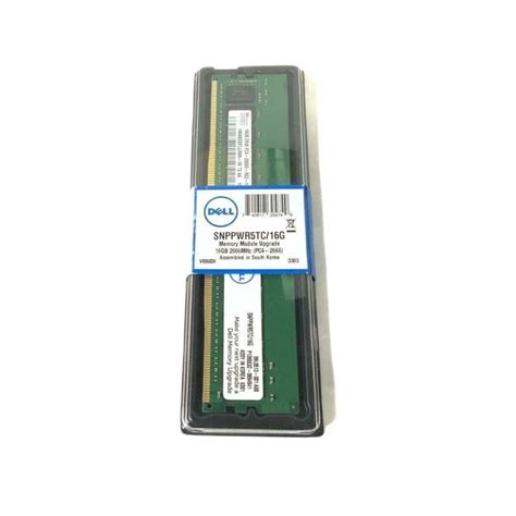 Dell Memory Upgrade 16gb 2rx8 Ddr4 Rdimm 2666mhz For R440 R740 Aa940922 Rapidtech