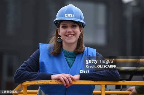 Britains Opposition Liberal Democrats Leader Jo Swinson Gestures