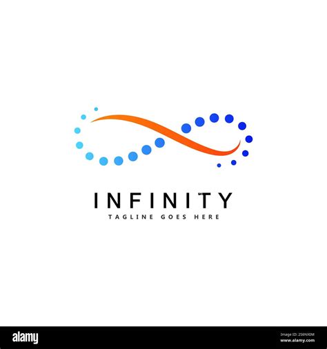 Infinity Loop Symbol Logo Icon Design Template Vector Color Emblem Sign Stock Vector Image