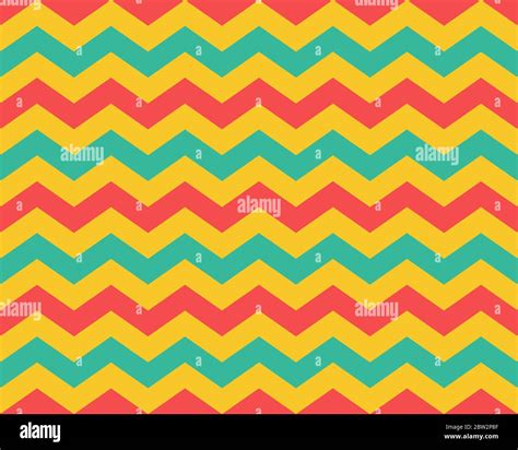 Zigzag Pattern Seamless Zig Zag Background Color Vector Abstract