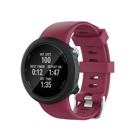 Garmin Forerunner 45 45s Silicone Strap Maroon MDM Electron