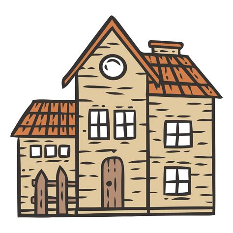 House Hand Drawn Doodle Vector Illustration Vector Art At Vecteezy