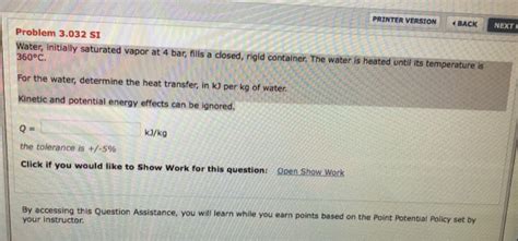 Solved Printer Versionback Next Problem 3032 Si Water