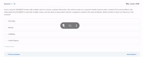 Question 7 Max Score 400 Lisa Is Using The StudyX