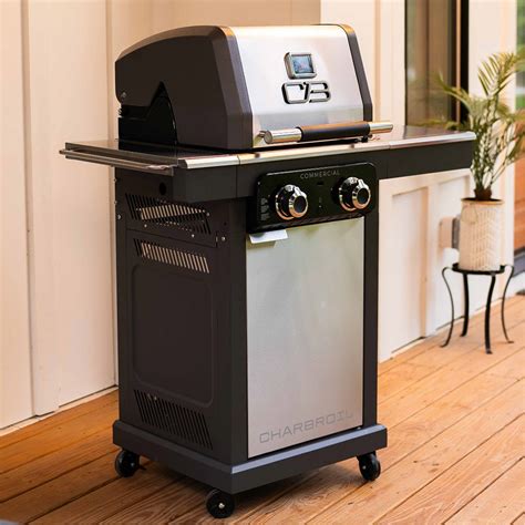 Char Broil Commercial Series Grill And Griddle Combo Stainless Steel 2