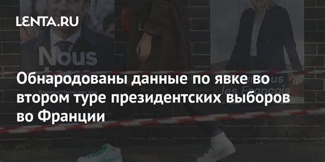 Обнародованы данные по явке во втором туре президентских выборов во