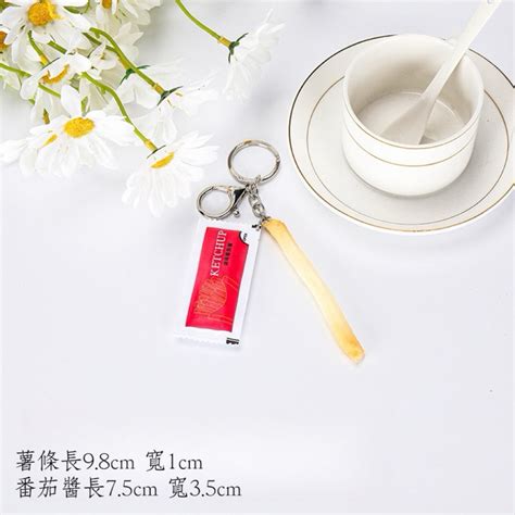 薯條雞塊雞腿炸雞鑰匙圈 雞米花薯條鑰匙圈 雞腿吊飾雞腿鑰匙圈炸雞鑰匙圈造型可愛鑰匙圈 包包吊飾 Airpod吊飾 蝦皮購物