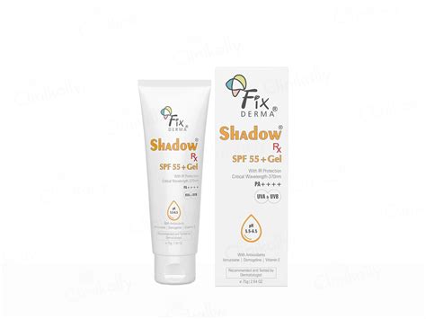 Buy Fixderma Shadow Rx Sunscreen Gel Spf 55 Pa Online At Best