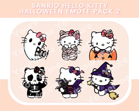 Hello Kitty Halloween Emote Pack 2 Yourefineshopss Ko Fi Shop Ko Fi ️ Where Creators Get