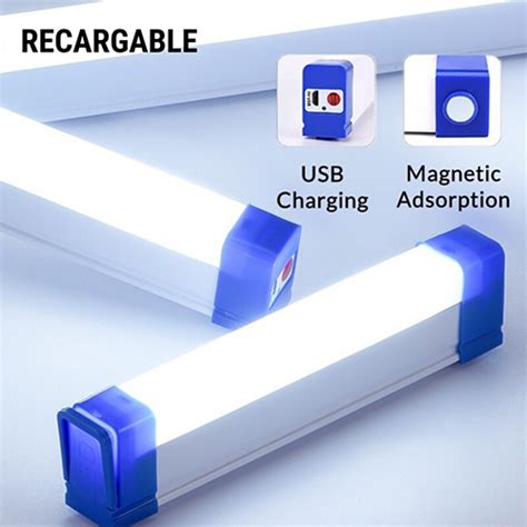 Barra Led Recargable Usb Cafini 40w Big Shop