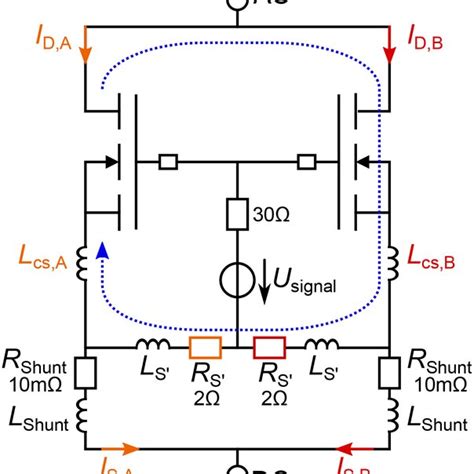 Current Measurement Of Two Paralleled Sic Mosfets Download Scientific Diagram