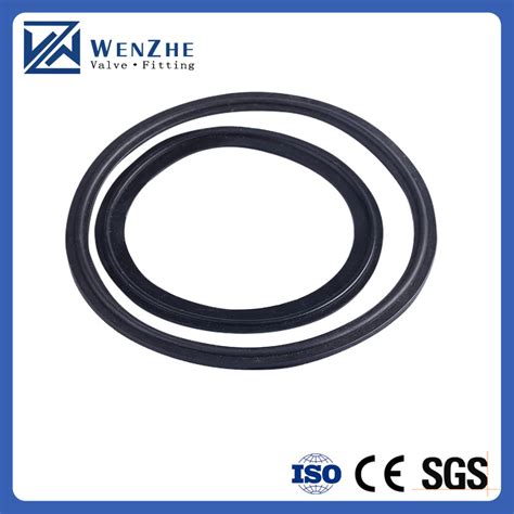 Sanitary Food Grade Customized Ptfe Epdm Silicone Rubber Ferrule Gasket