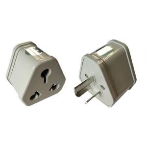 Travel Adapter SA Plug To Australia Socket Beige GeeWiz