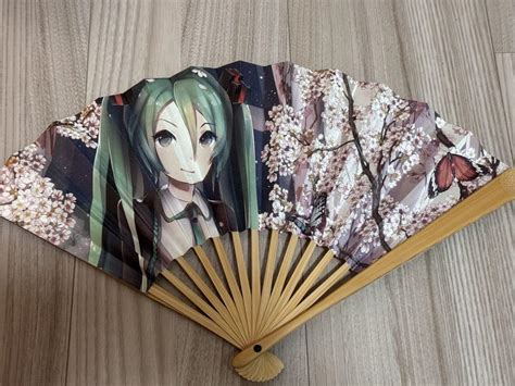 初音ミク 扇子 Cherry Blossoms メルカリ