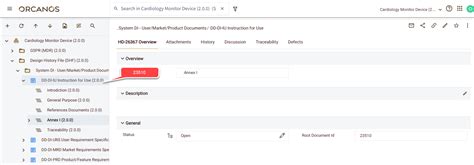 System Field Root Document ID Orcanos Helpcenter