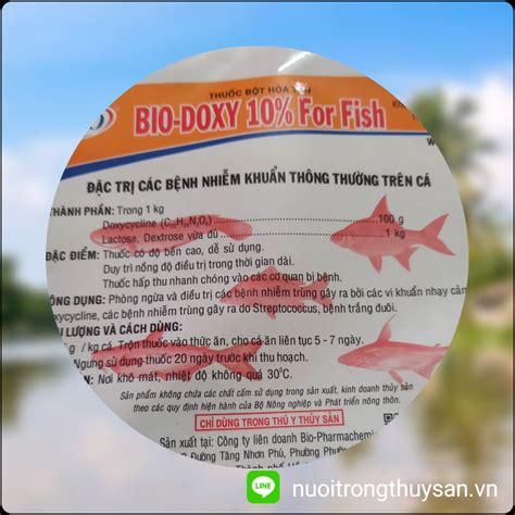 Bio Doxy 10 For Fish đặc Trị Các Bị Nhiễm Khuẩn Trên Thủy Sản