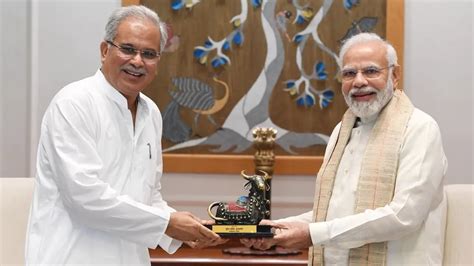 Chhattisgarh Cm Bhupesh Baghel Meets Pm Modi In Delhi