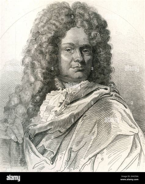 Portrait Of Dutch Painter Adriaen Van Der Werff 1800 Ca Stock Photo