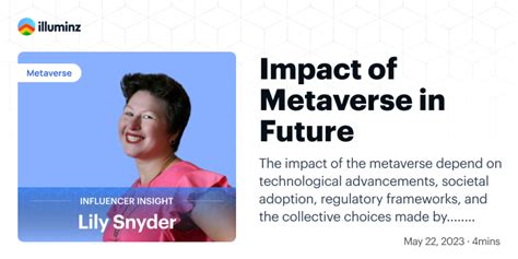 Future Of The Metaverse Lily Synder
