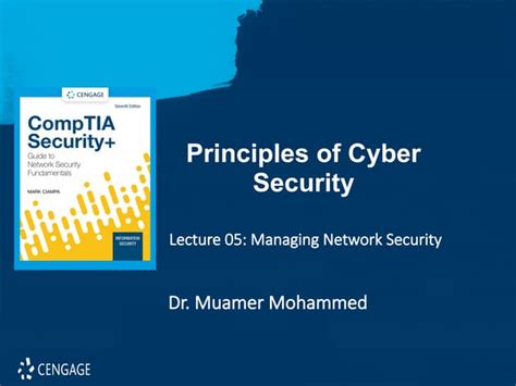 Principles Of Cybersecurity Lecture Dr Muamer Pptx