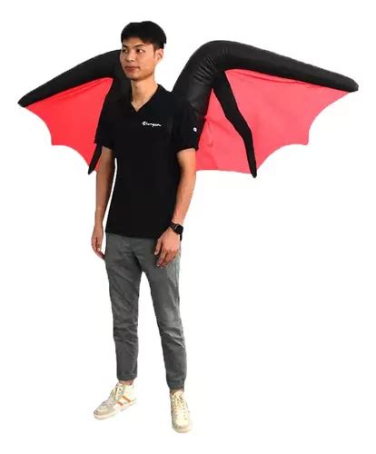 Disfraz Alas Inflables Murcielago Halloween Cotillon Cuotas sin interés