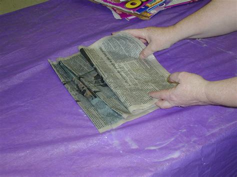 Queen Of Cardboard Newspaper Layering Techniques
