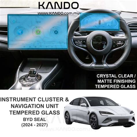 Byd Seal Tempered Glass Byd Seal Meter Tempered Glass Protector Byd Seal Instrument Cluster