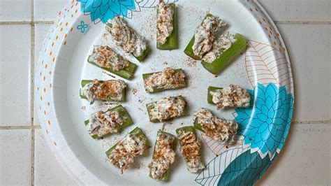 Stuffed Celery With Olives Recipe