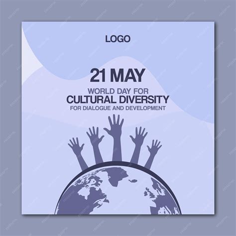 Premium Vector Celebrate Great Cultural Diversity Template