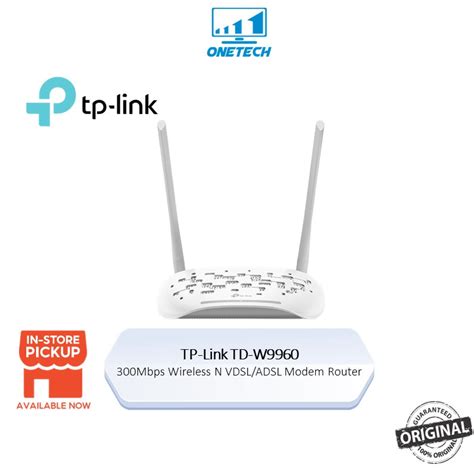 TP Link TD W9960 300Mbps Wireless N VDSL ADSL Modem Router Versatile Connectivity Effortless