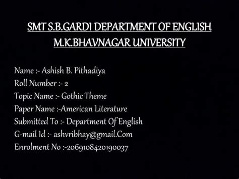 American Literature Ppt