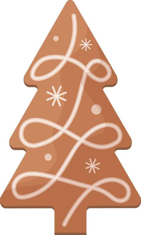 Cute Gingerbread Decorated With Icing Christmas Gingerbread In The