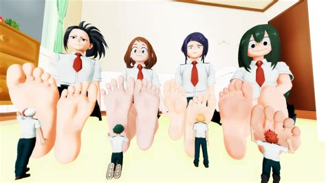 Hero Girls Foot Worship By Neex 3d On Deviantart
